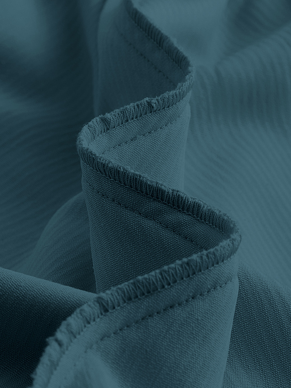 SHEIN MOD Tie Neck Lace Trim Lantern Sleeve Corduroy Dress | SHEIN USA