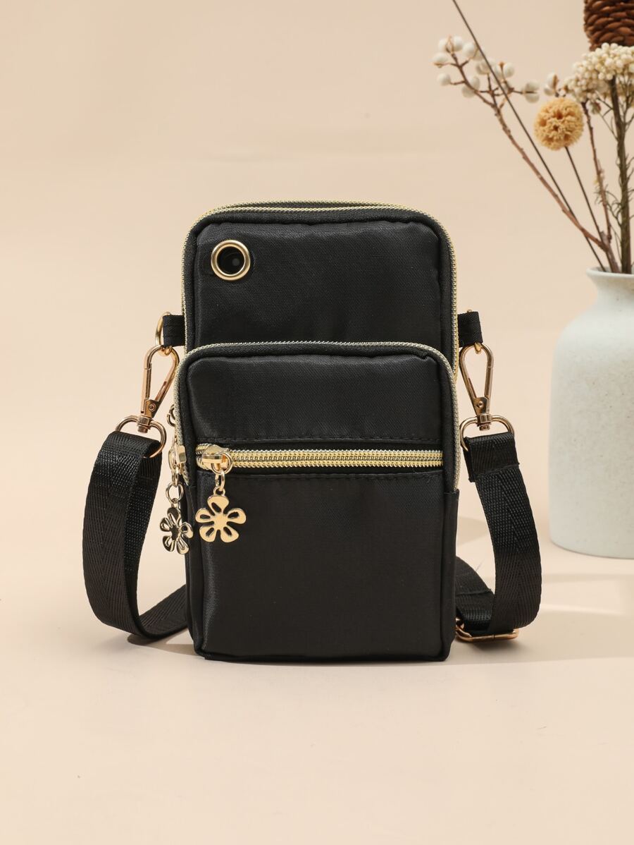 Minimalist Zip Front Phone Wallet | SHEIN USA