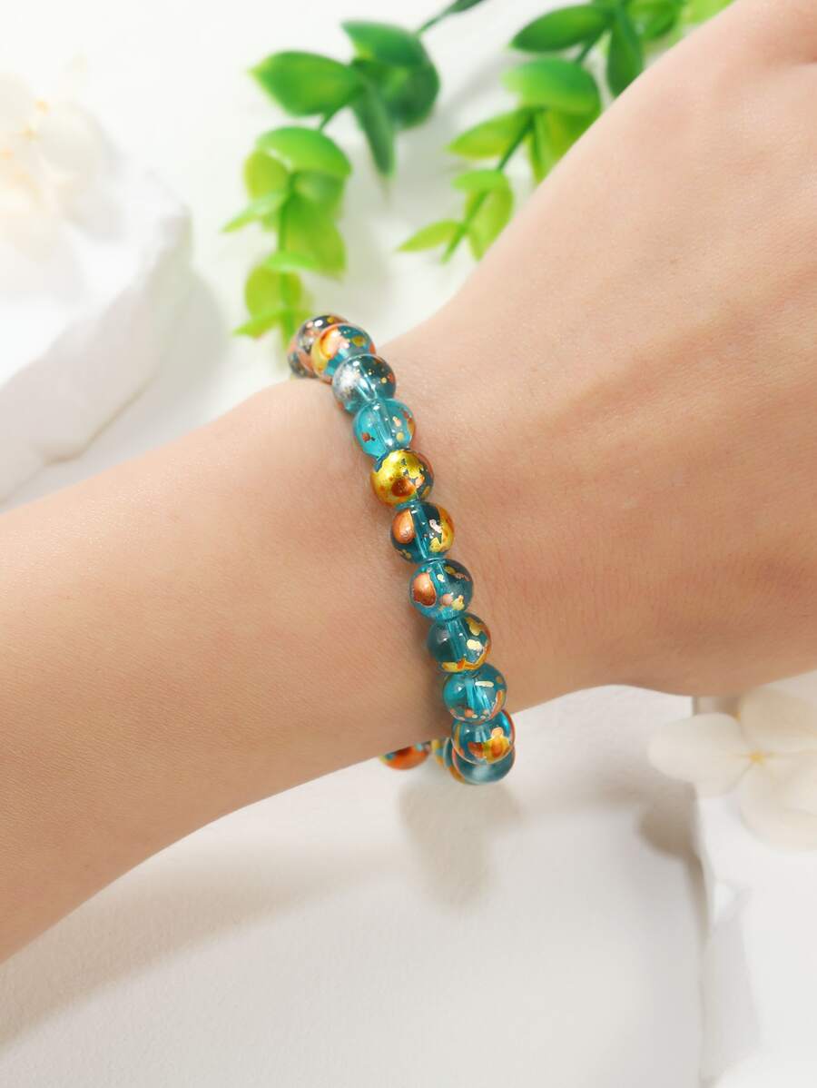 Graphic Beaded Bracelet | SHEIN USA