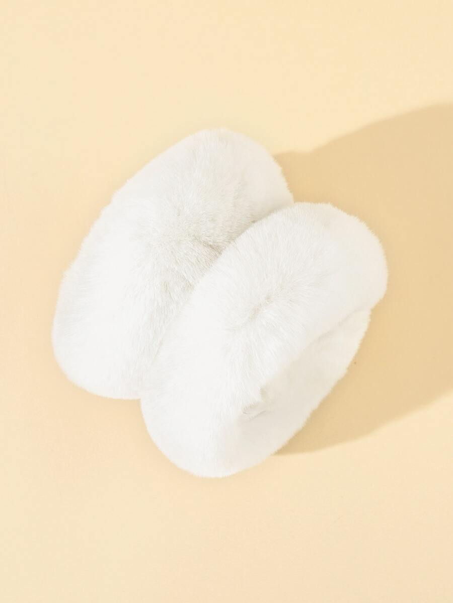 1pc Solid Fluffy Earmuffs | SHEIN EUR
