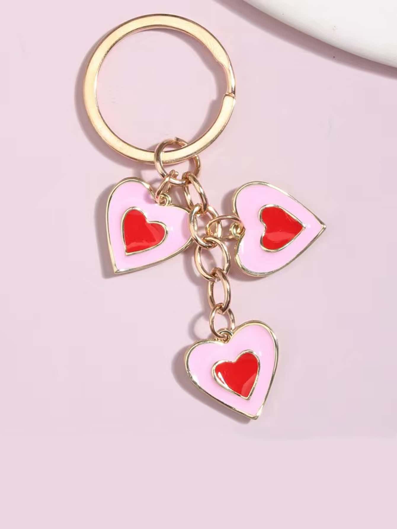 Heart Charm Keychain | SHEIN USA