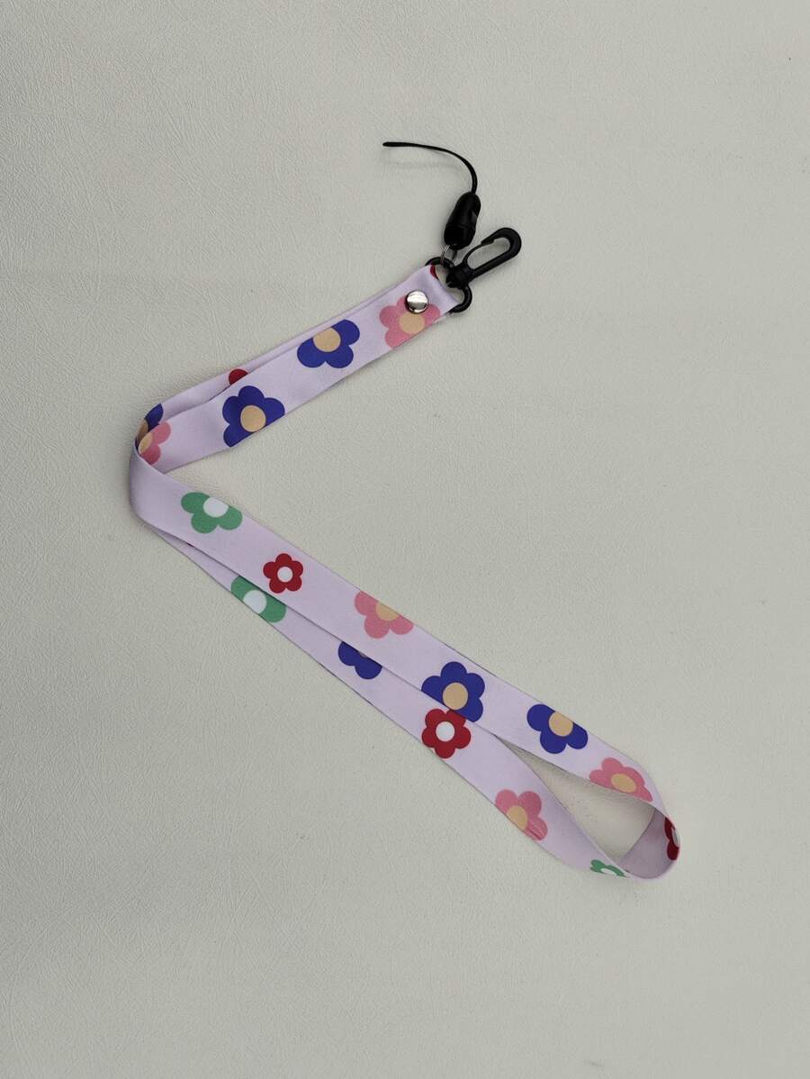1pc Floral Pattern Phone Lanyard | SHEIN USA