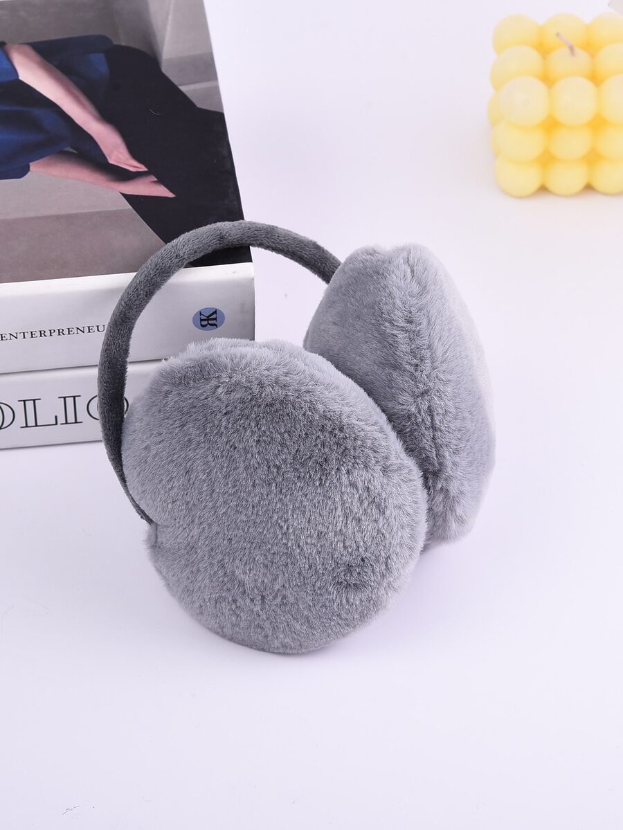 Solid Fluffy Earmuffs | SHEIN USA