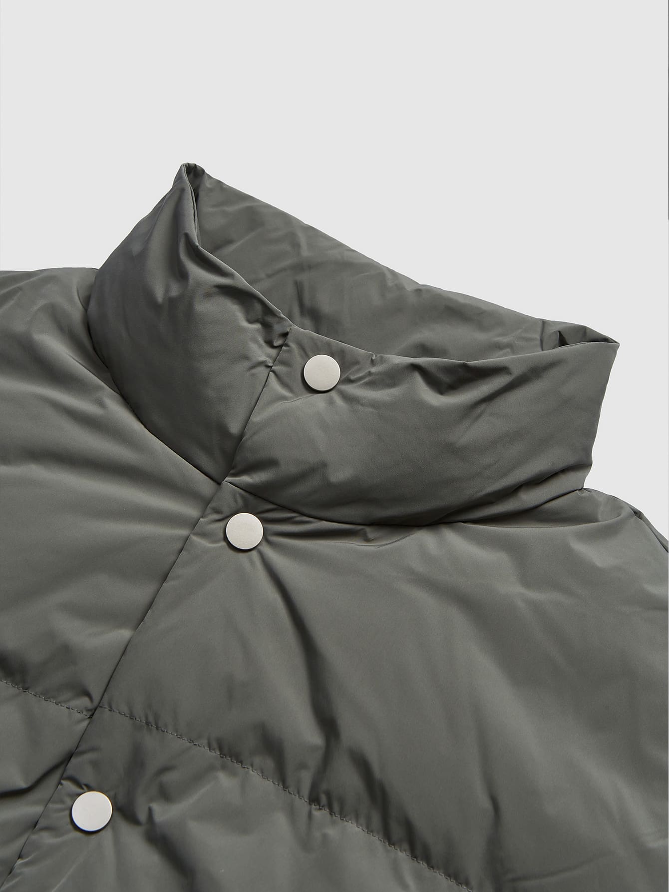 Men Snap Button Down Coat | SHEIN USA