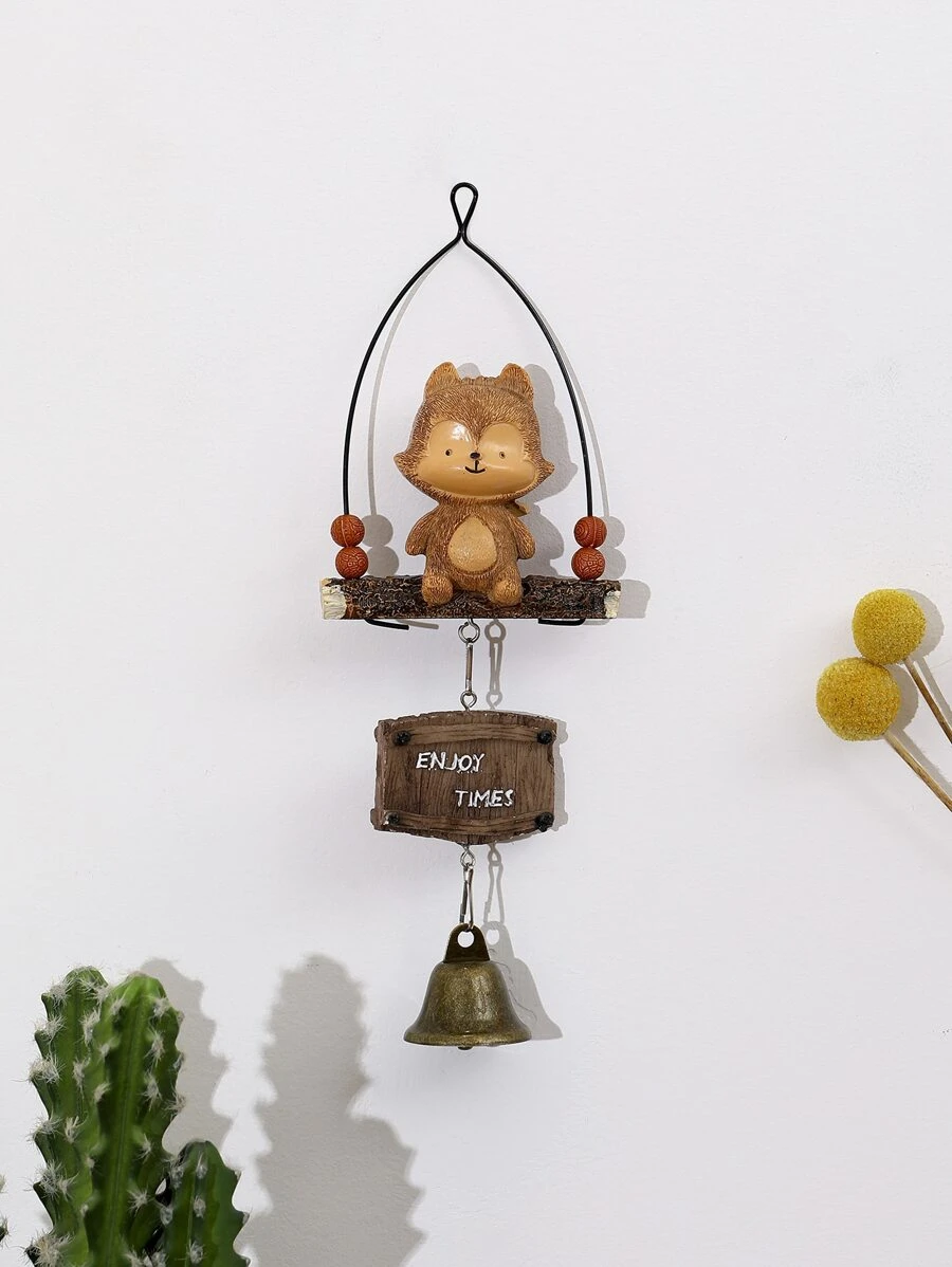 1pc Cartoon Squirrel Shaped Wind Chime | SHEIN USA