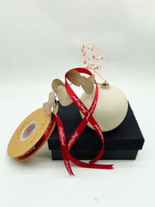 1roll Slogan Graphic Gift Wrapping Ribbon | SHEIN USA