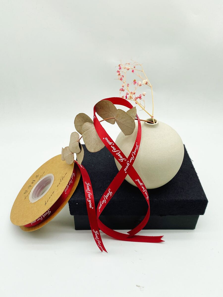 1roll Slogan Graphic Gift Wrapping Ribbon | SHEIN USA