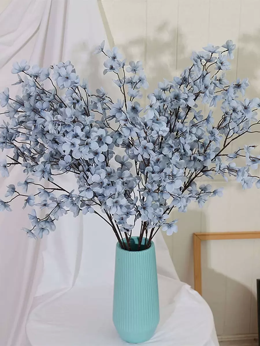 1pc Artificial Apple Blossom Stem, Fake Flower For Wedding Decoration ...