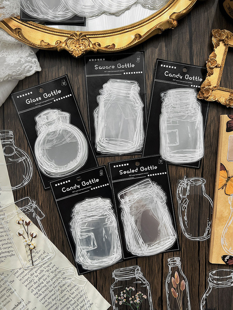 1pc Waterproof Sticker Pack, Scrapbook Stickers For Photo Album ...