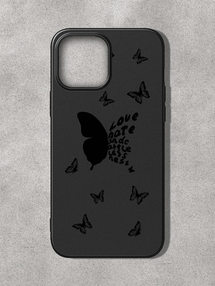 Butterfly Pattern Phone Case | SHEIN USA