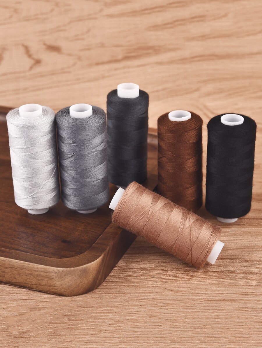 1set Polyester Sewing Thread, Minimalist Mixed Color Sewing Thread For ...
