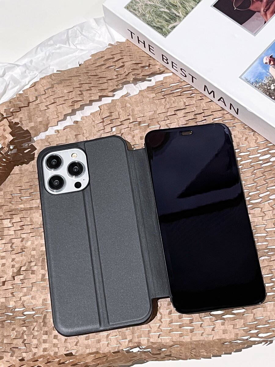 Plain Wallet Design Phone Case | SHEIN USA