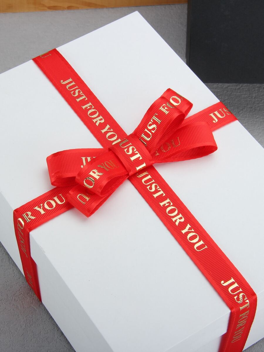 1pc Slogan Graphic Gift Wrapping Ribbon | SHEIN USA