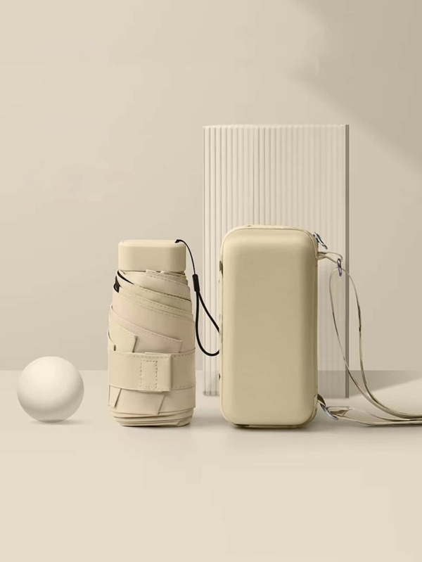 1pc Solid Manual Umbrella | SHEIN UK