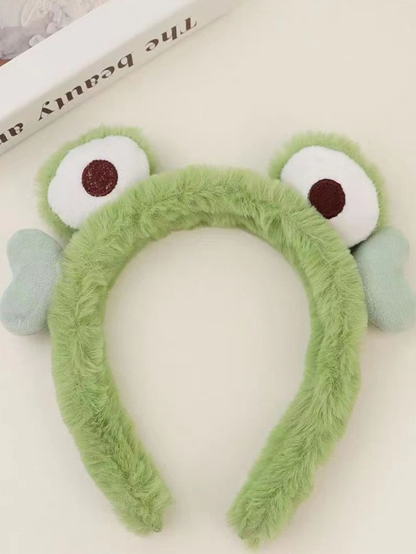 Frog Design Fluffy Headband | SHEIN USA