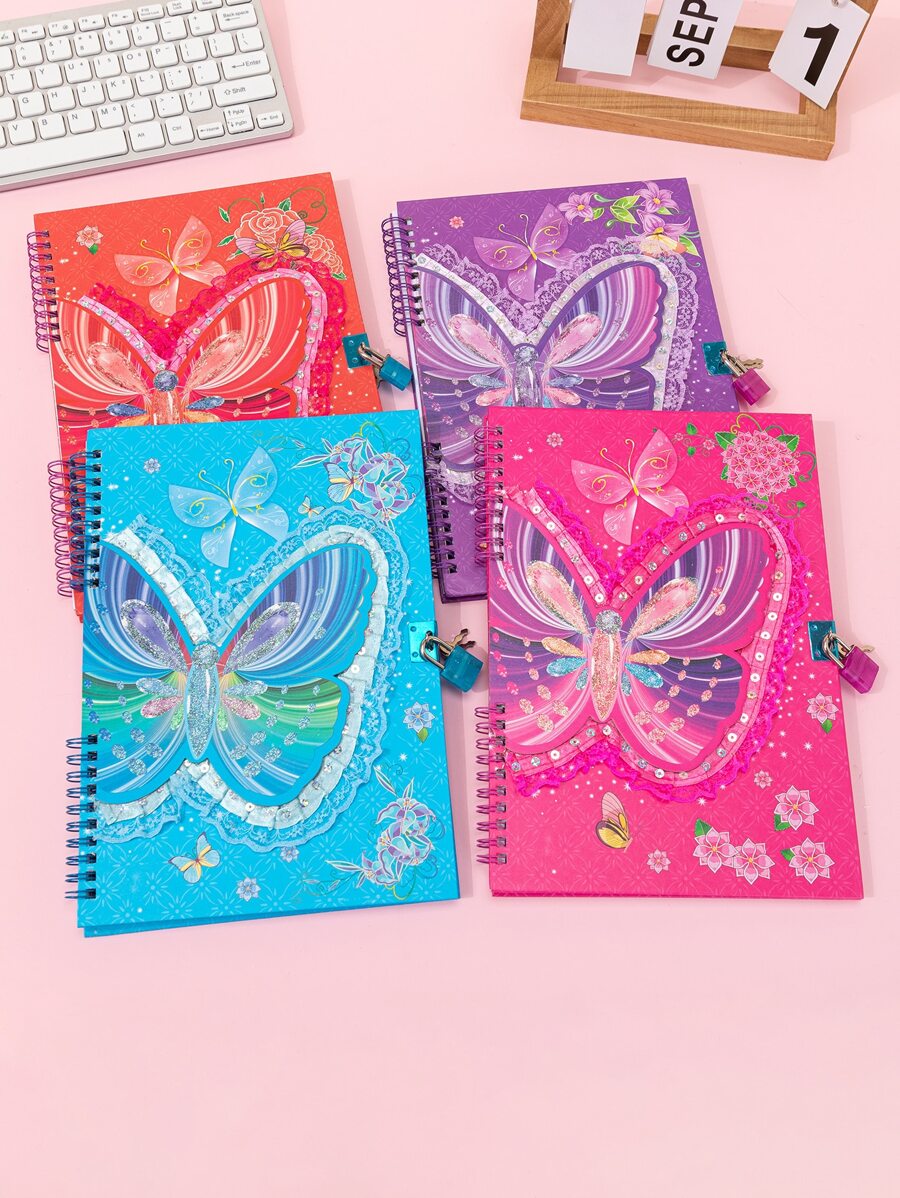 1pc Butterfly Design Random Notebook | SHEIN USA