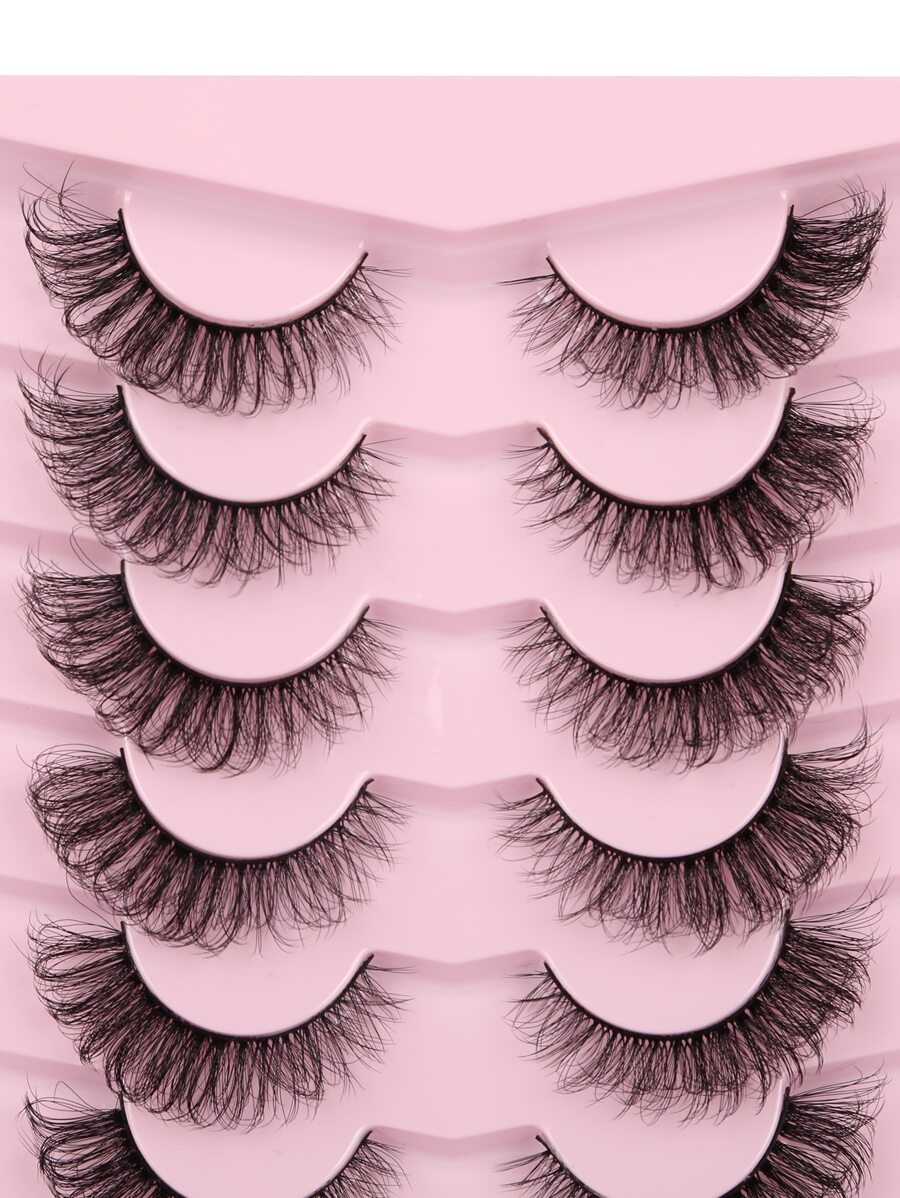 Separated False Eyelashes, 7 pairs about 15mm sway and elegant 3D ...