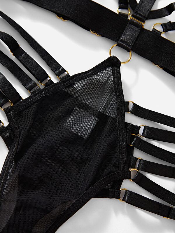 Is That The New Plus Ring Linked Mesh Teddy Bodysuit With Leg Ring ...