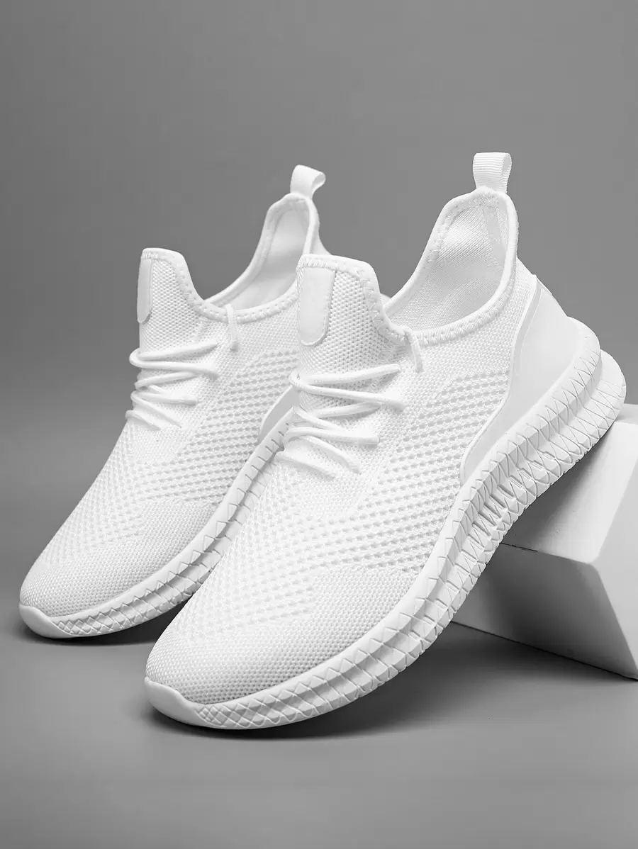 Men's Lightweight Christmas Style Breathable Running Shoes With Socks ...