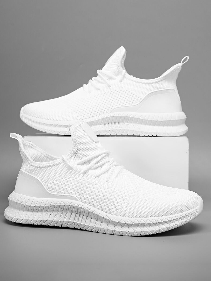 Men's Lightweight Christmas Style Breathable Running Shoes With Socks ...