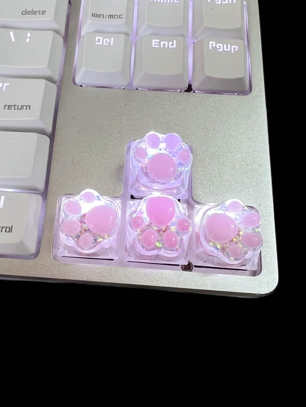 4pcs Paw Design Keyboard Key Cap | SHEIN USA