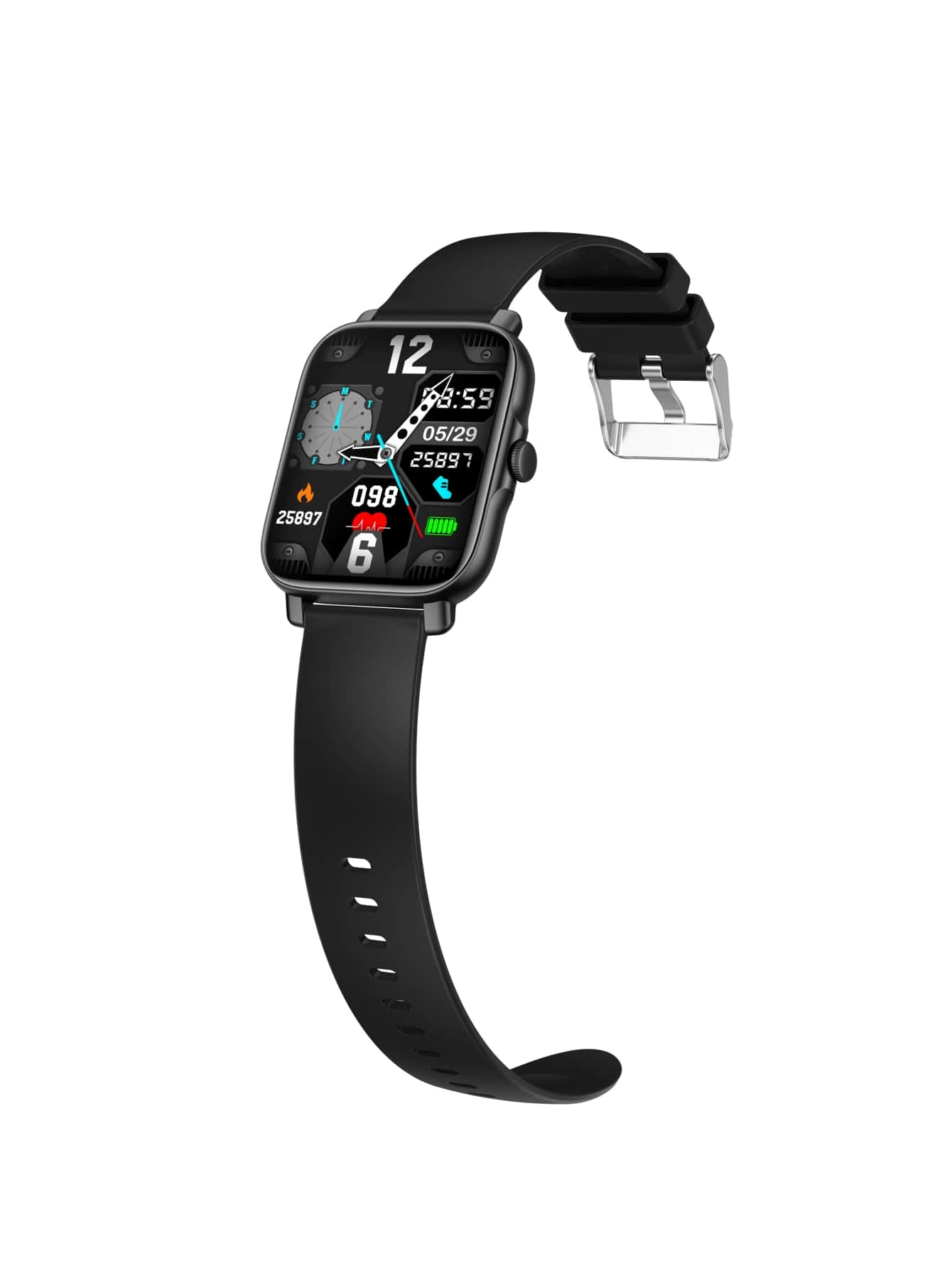 Heart Rate Monitoring Square Smart Watch | SHEIN USA