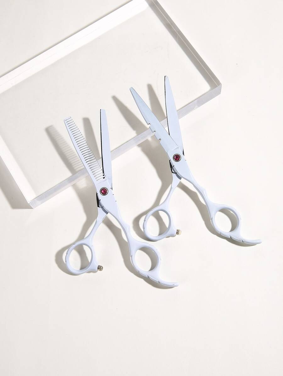Hair salon haircut scissors flat cut seamless teeth cut bangs thin cut ...