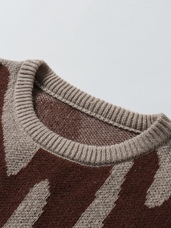 Manfinity EMRG Men Graphic Pattern Sweater | SHEIN South Africa