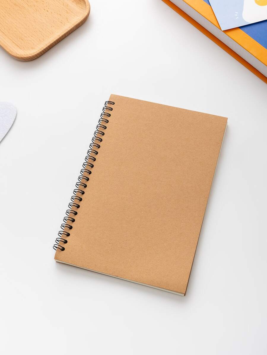 1pc Plain Spiral Notebook | SHEIN USA