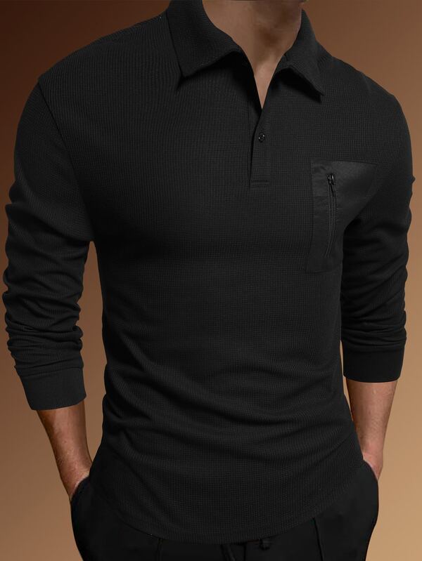 Manfinity Homme Men Solid Polo Shirt | SHEIN USA