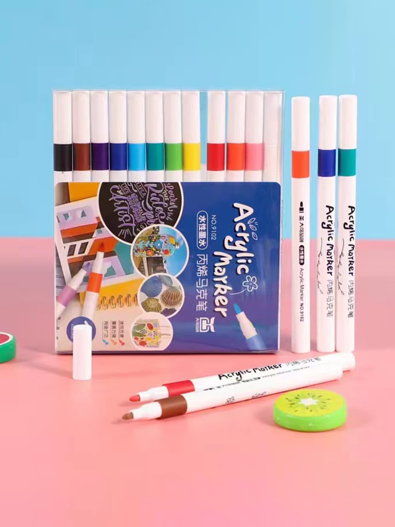 24pcs Mixed Color Marker Pen | SHEIN USA