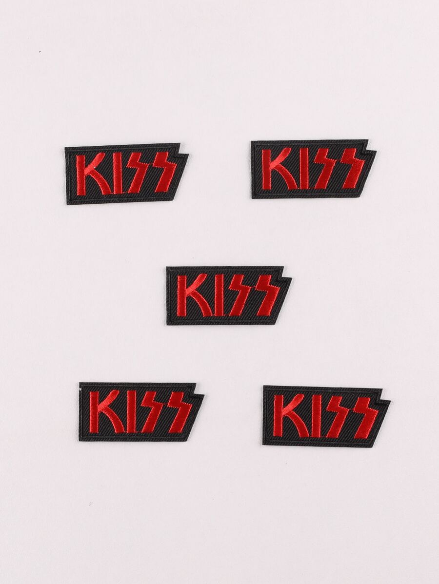 5pcs Letter Design Iron-on Patch | SHEIN USA