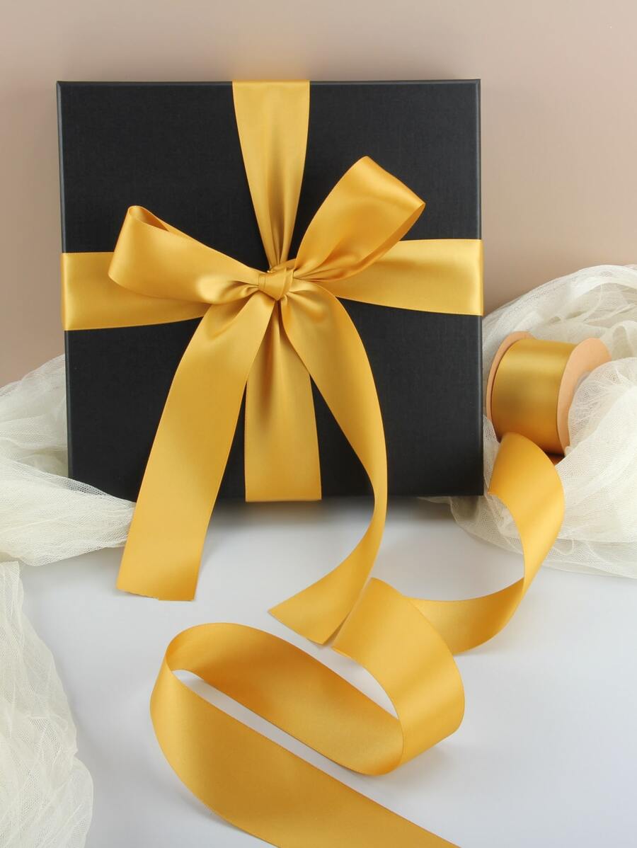 1roll Solid Gift Wrapping Ribbon | SHEIN USA