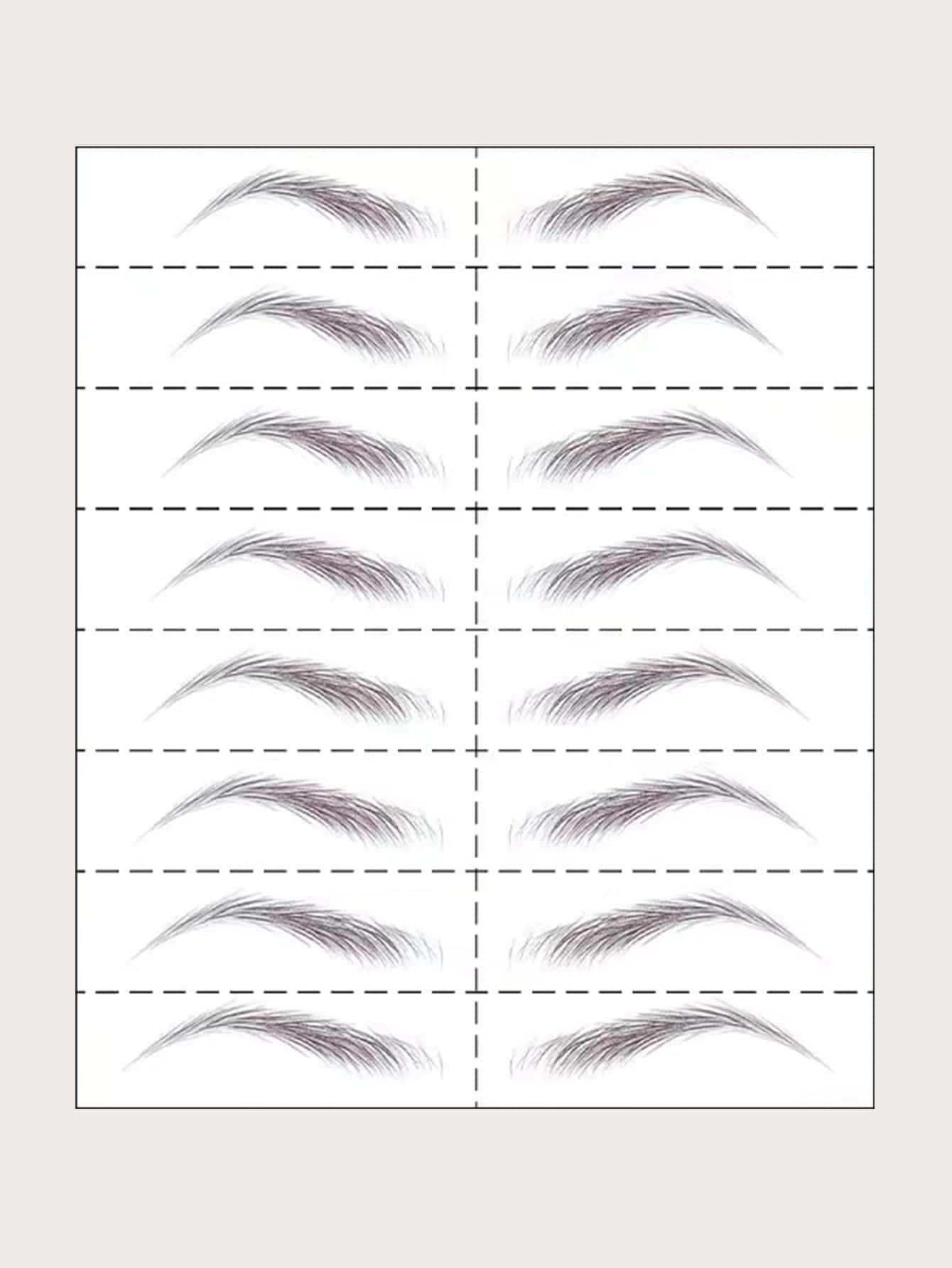 Tattoo Sticker,1 Sheet Eyebrow Temporary Tattoos For Women,Tattoo ...