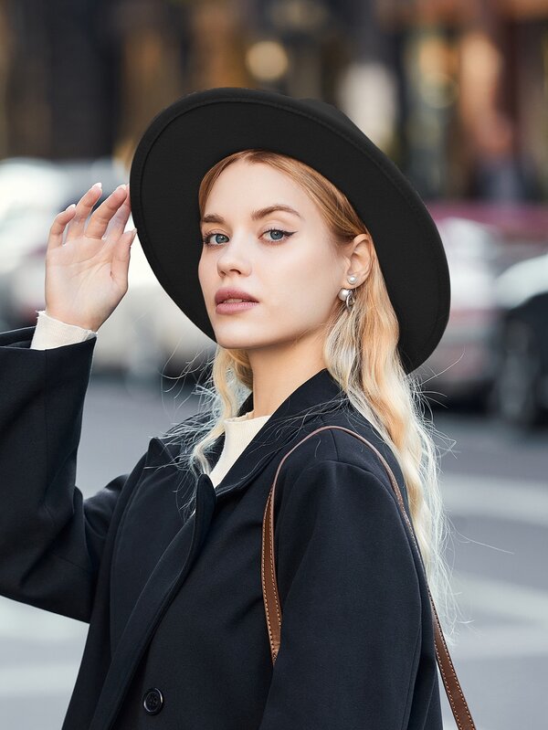 Solid Fedora Hat | SHEIN USA