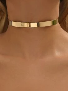Solid Minimalist Choker | SHEIN USA