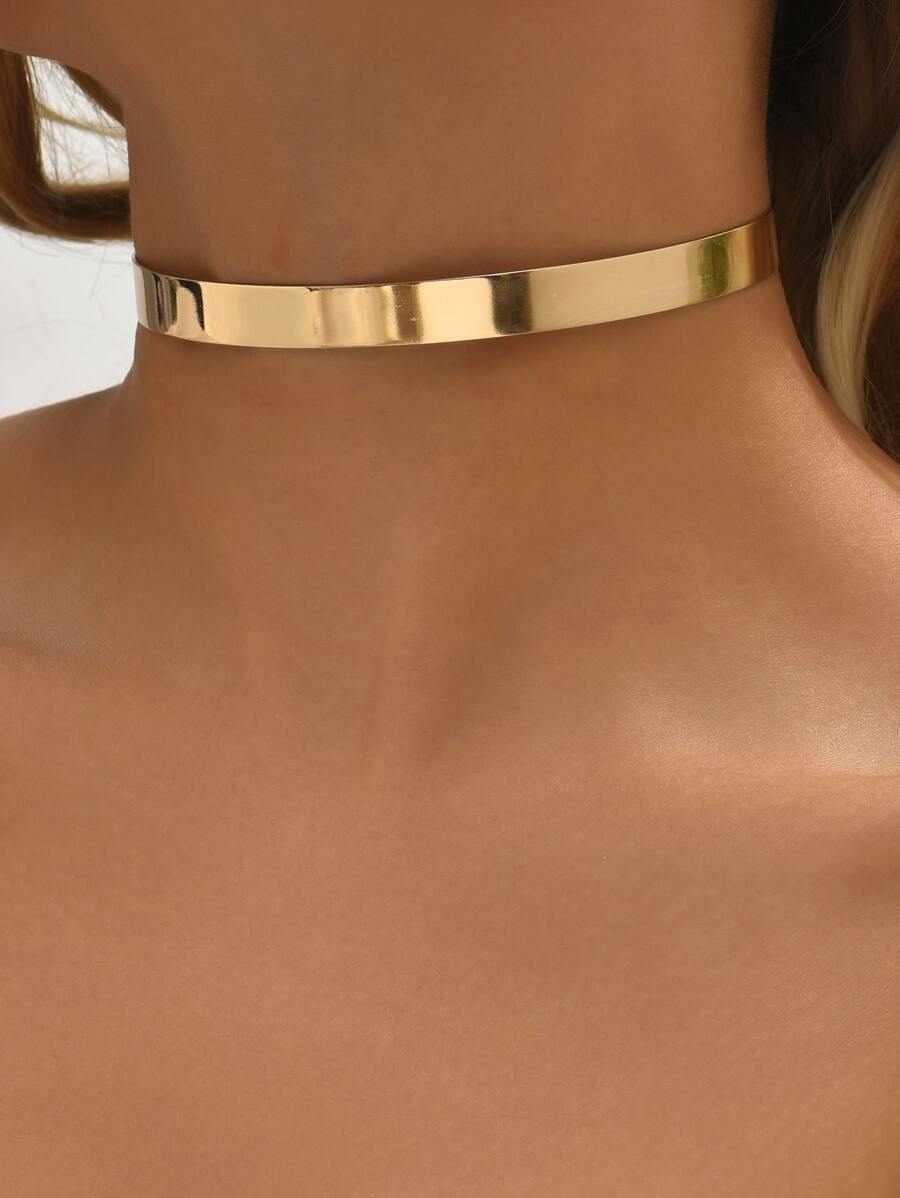 Solid Minimalist Choker | SHEIN UK