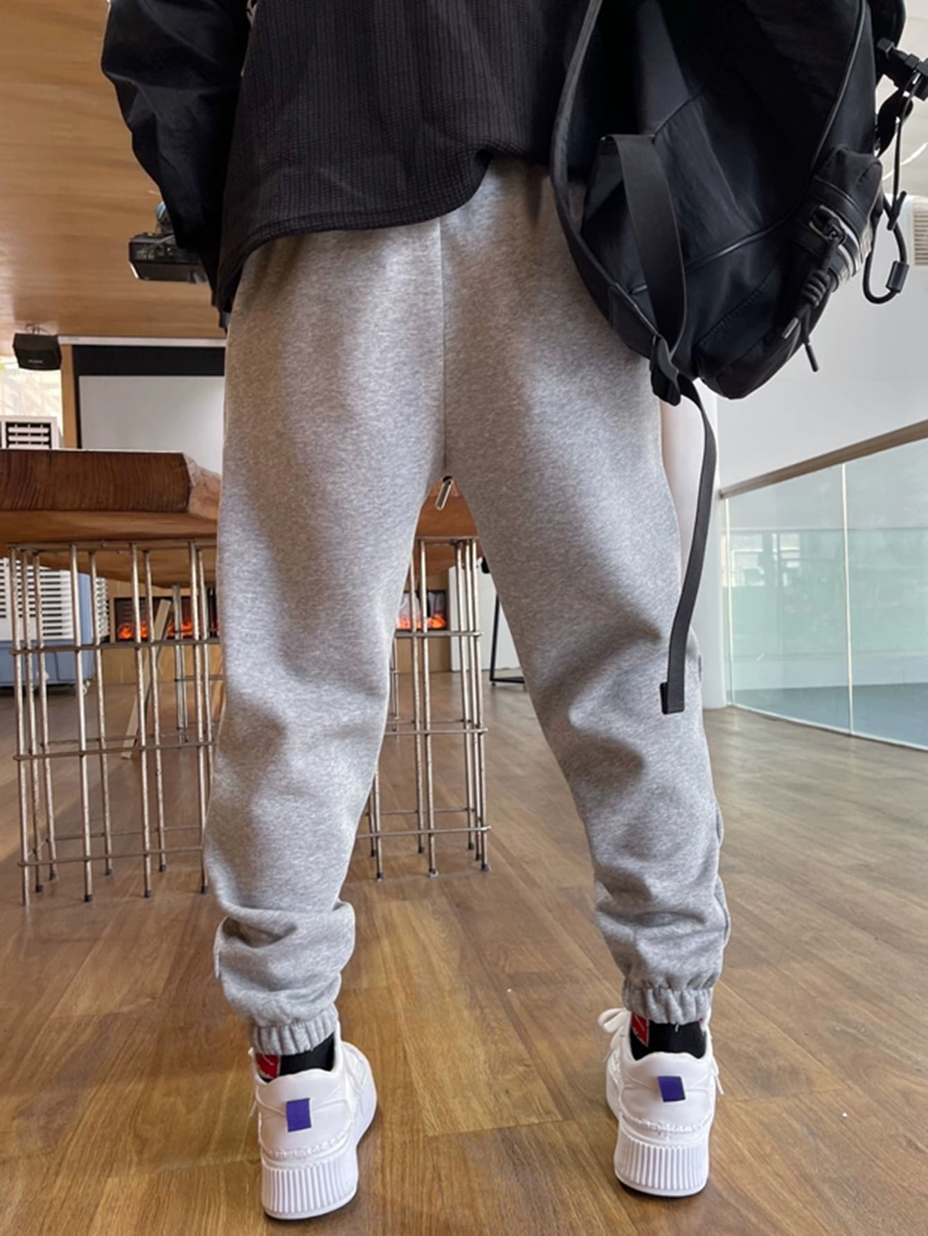 Manfinity Men Geo Patched Drawstring Waist Joggers | SHEIN UK