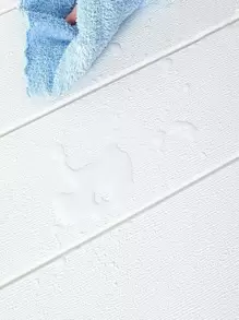 1pc Plain Wall Paper, White Self Adhesive Wall Tile Sticker For Home ...