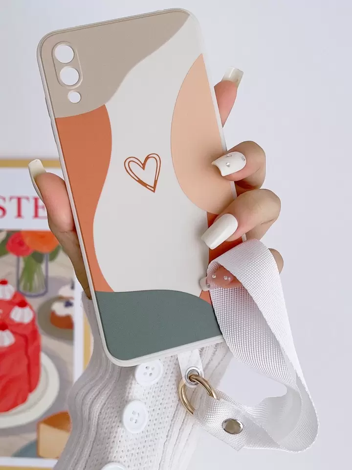 SHEIN X Eduely Skull Pattern Phone Case - Wishupon