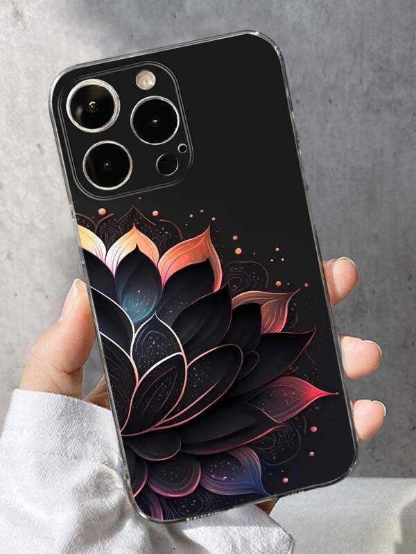 Coque de téléphone à imprimé floral compatible avec iPhone15/15Plus/15Pro/15Promax | Mode en ...