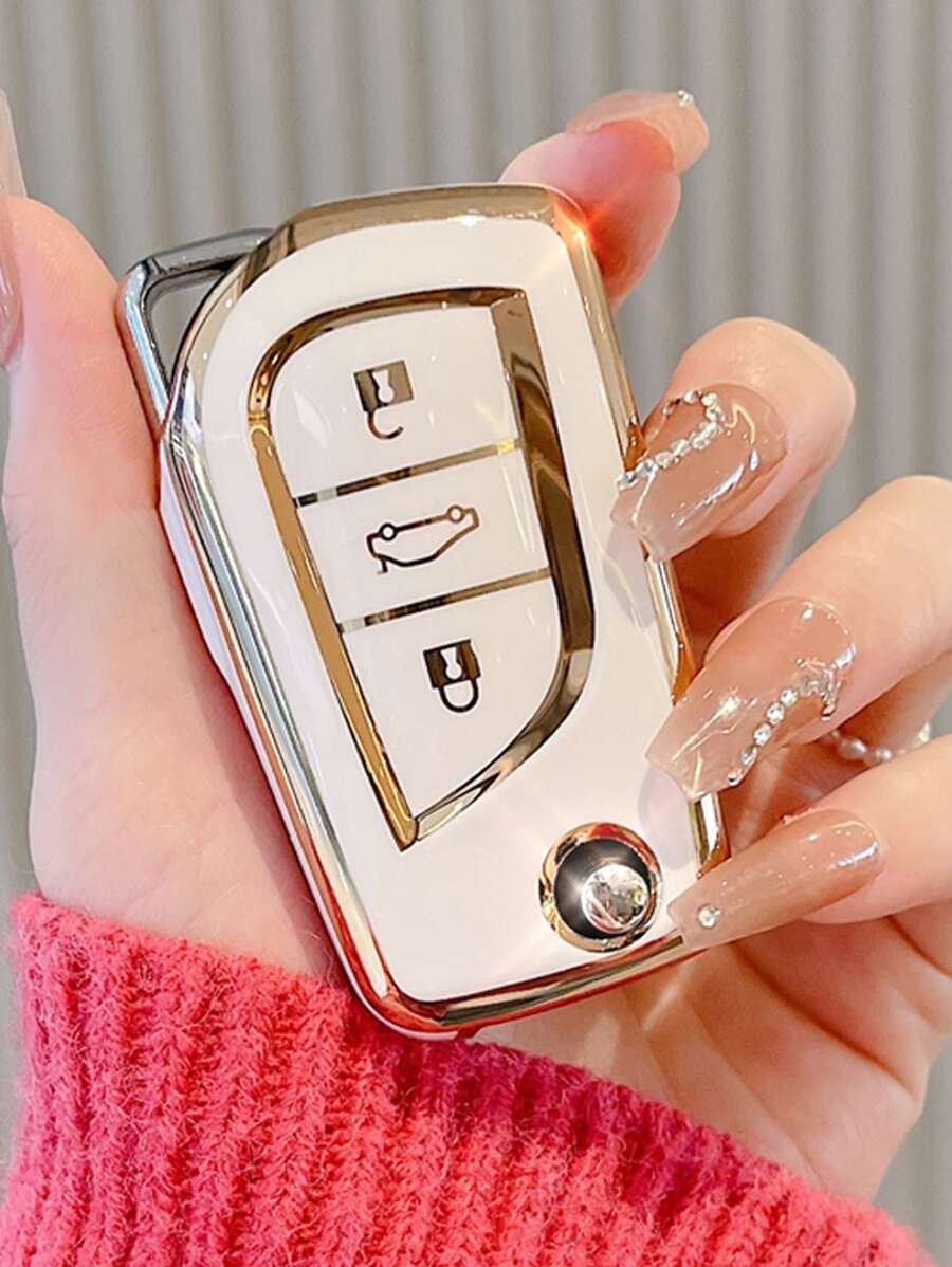 Foldable Car Key Case Compatible With Toyota | SHEIN USA