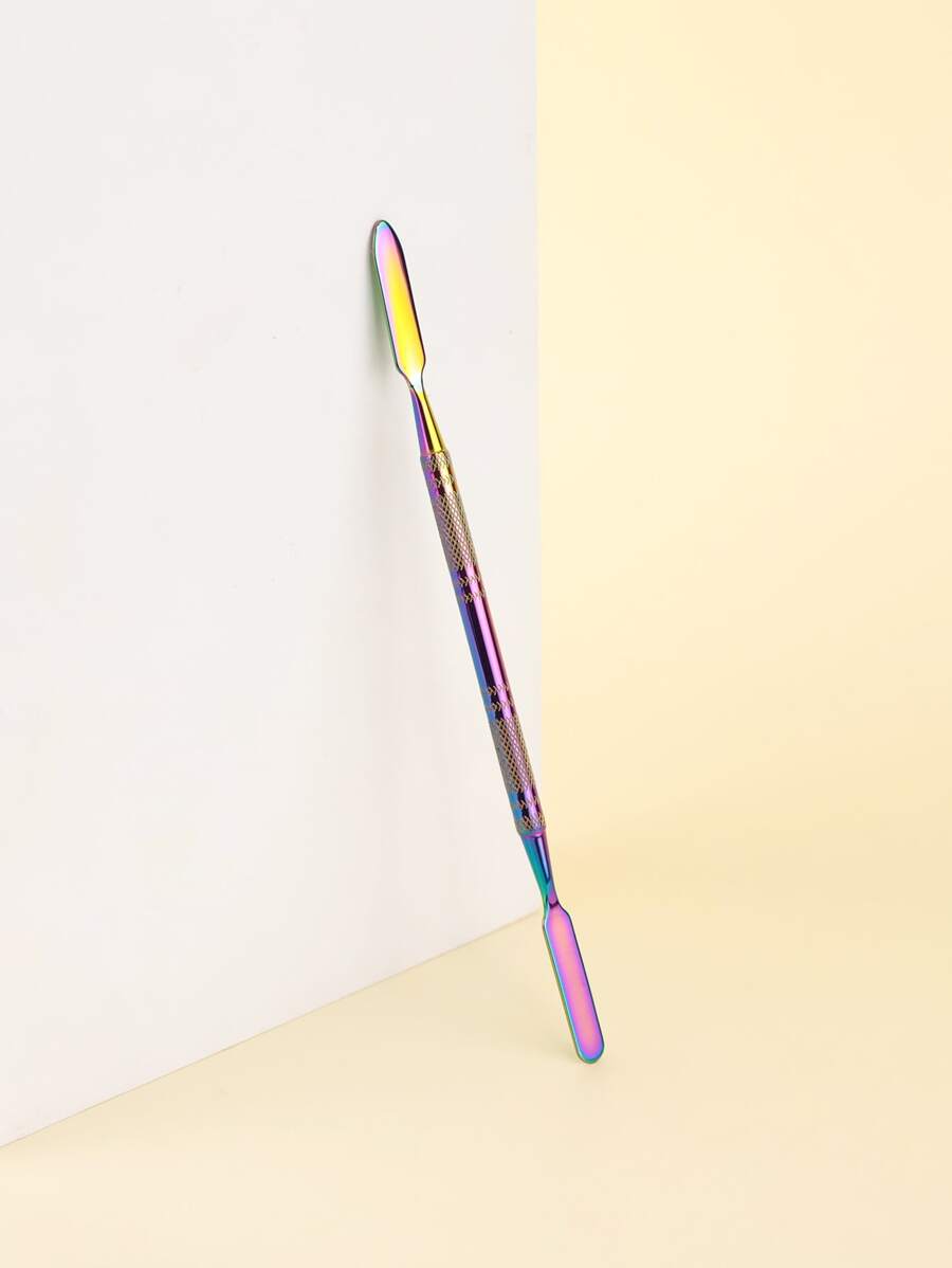 Stainless Steel Cosmetic Mixing Makeup Spatula Nail Art Palette Stick ...