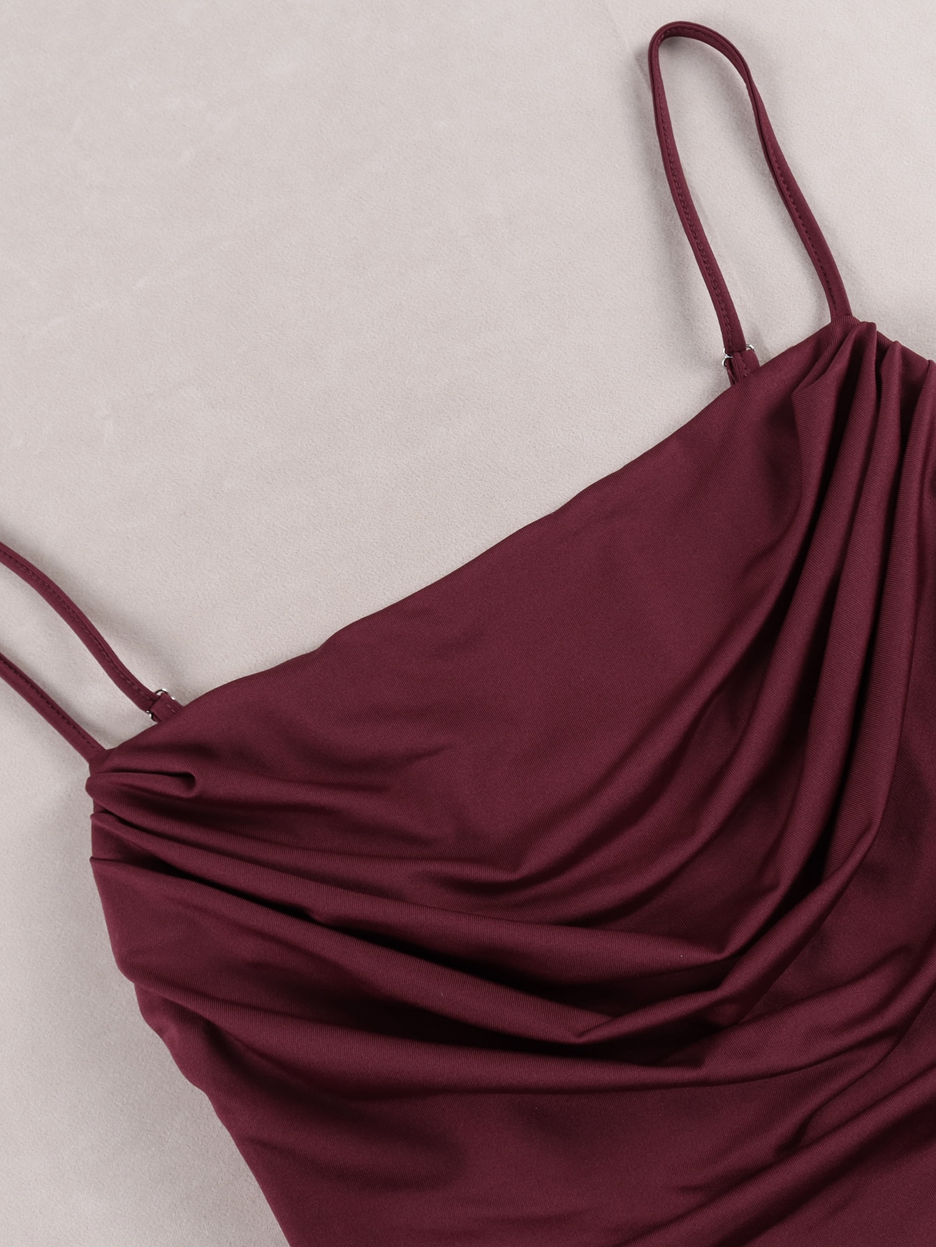 PARTHEA Solid Ruched Bodycon Dress | SHEIN USA