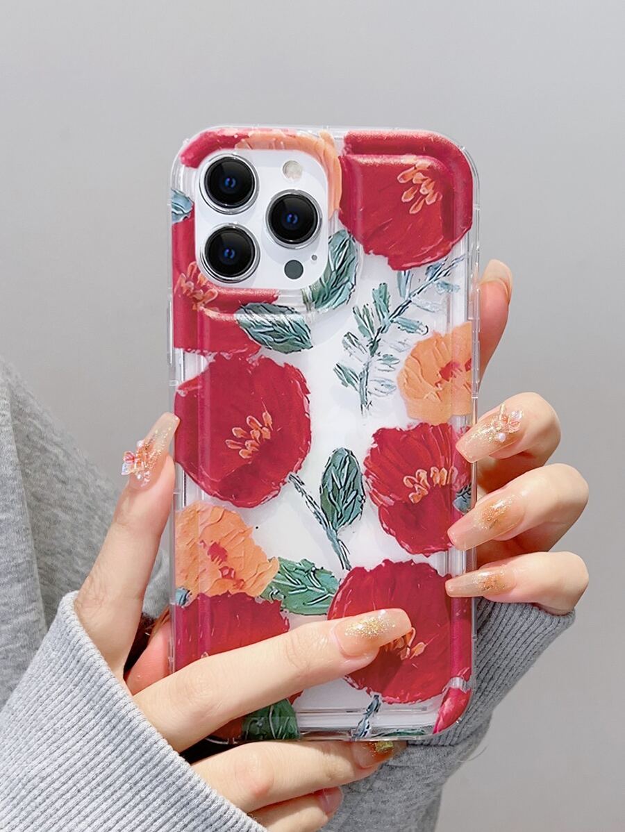 Floral Pattern Phone Case | SHEIN USA