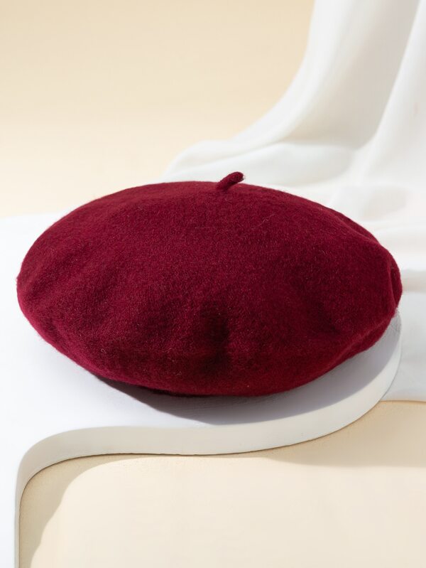 Minimalist Solid Beret | SHEIN USA