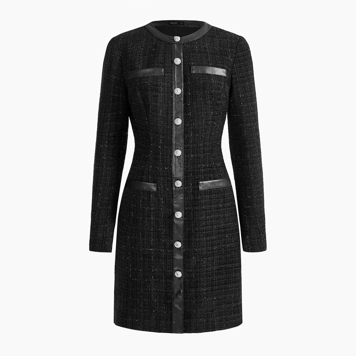 MOTF PREMIUM TWEED FITTED FORMAL DRESS | SHEIN USA