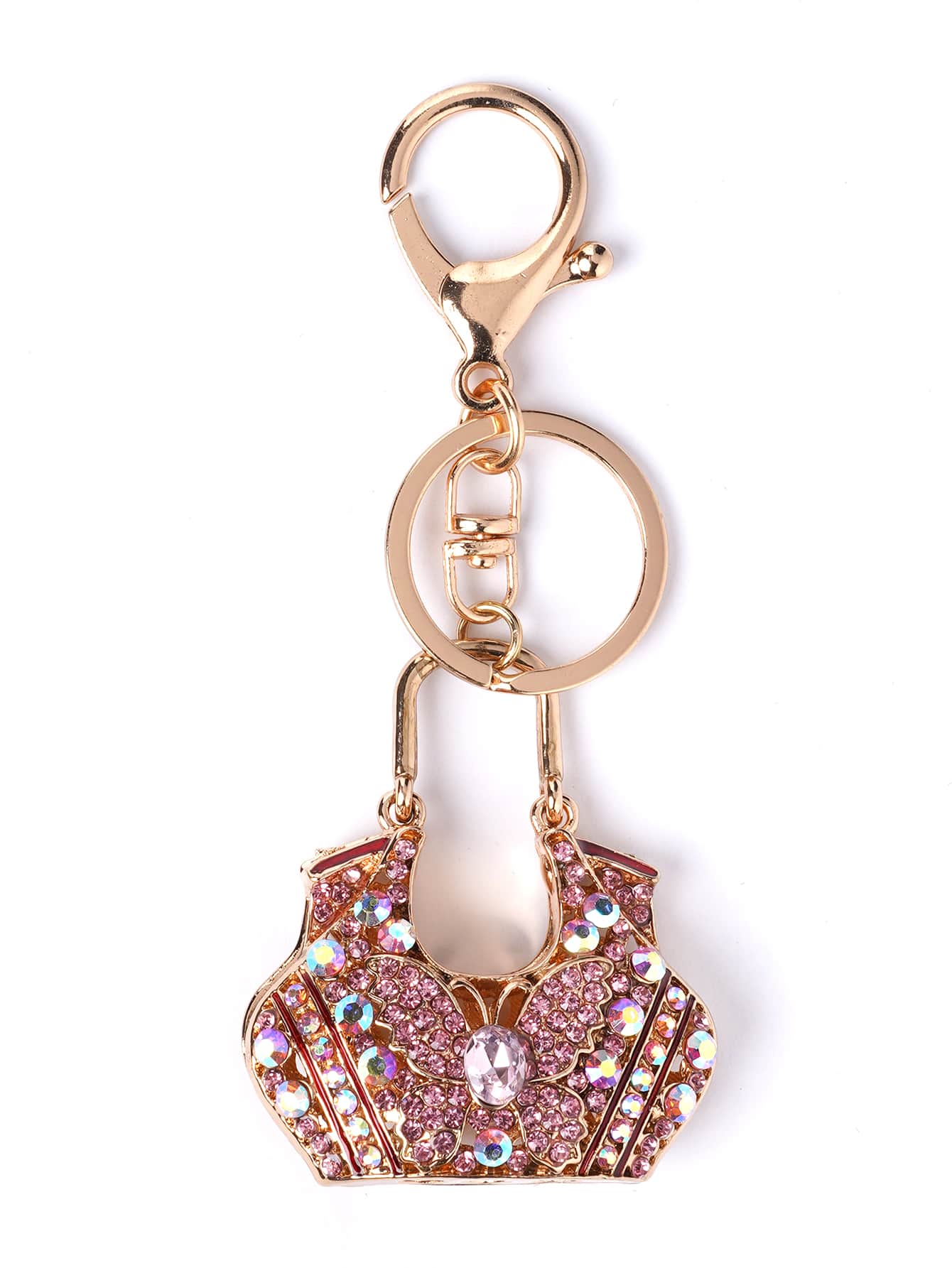 Rhinestone Bag Charm Keychain | SHEIN USA