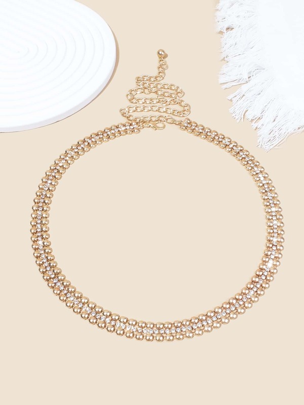 Rhinestone Decor Chain Belt | SHEIN USA