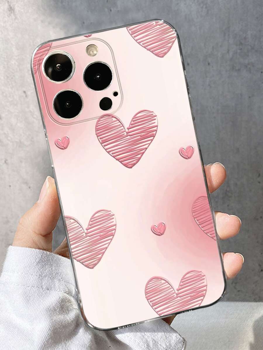 Heart Pattern Phone Case | SHEIN USA